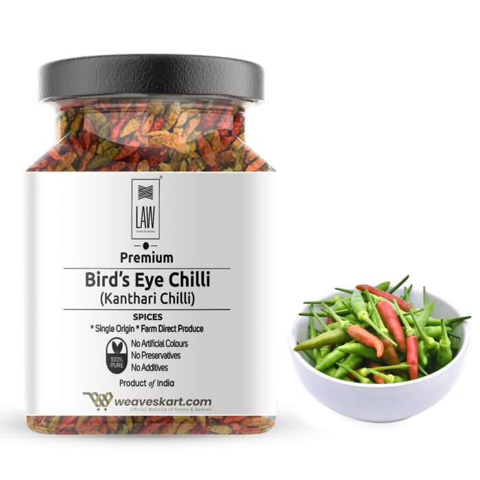 Premium Bird’s Eye Chilli/Kanthari Chilli whole/Dried 100 gm ...
